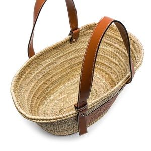 Loewe | Bags | Loewe Medium Leathertrimmed Woven Basket Bag | Poshmark
